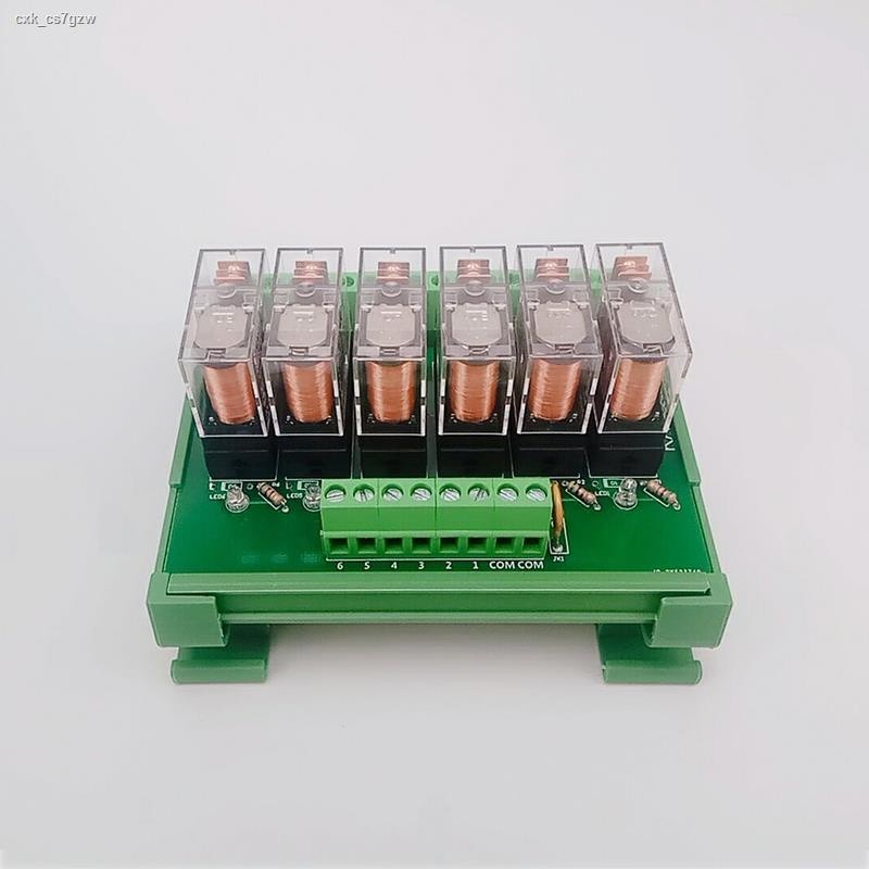 6-way one open and one closed Omron relay module PLC amplifier board ...