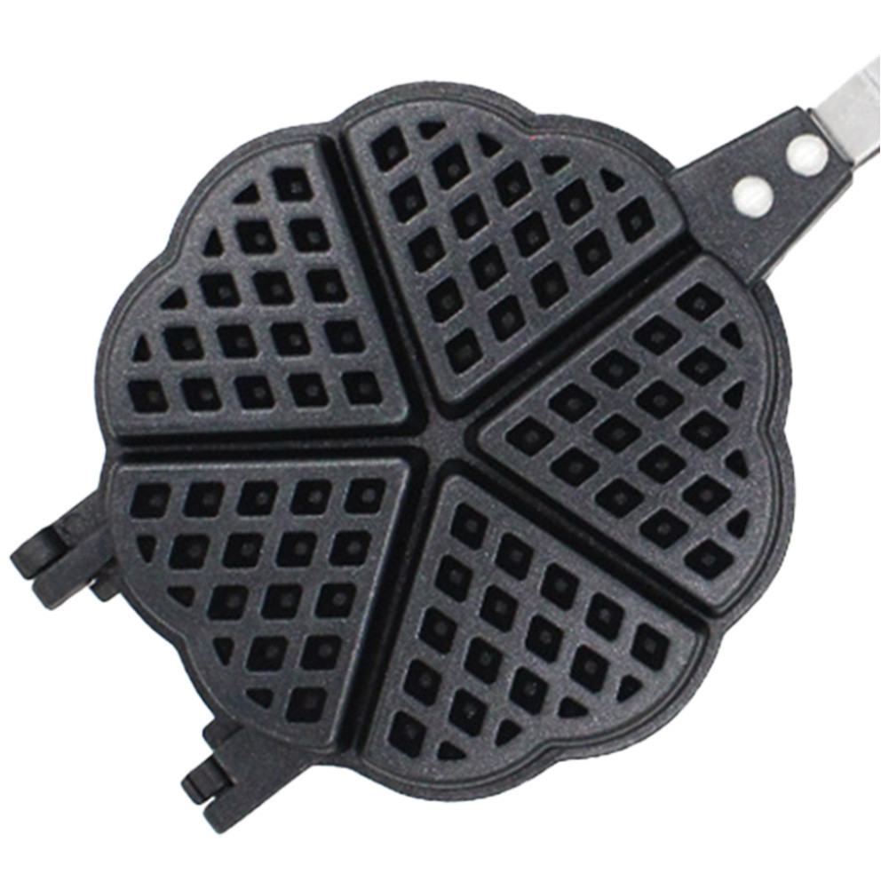 Waffle Maker Pan Non-Stick Aluminum Alloy Waffle Pancake Baking ...