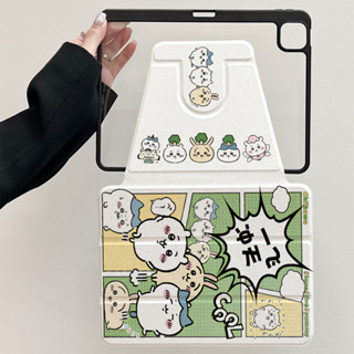 Chiikawa case iPad gen5/6/7/8/9/10 mini6 three-fold rotating acrylic iPad case air4/5/6 pro11 ...