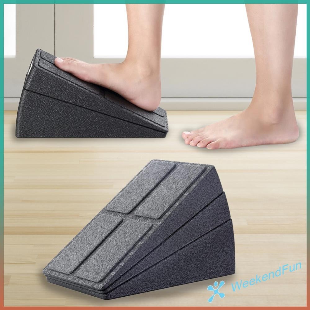 WE★ 3 Pack Squat Wedge Incline Board Adjustable Angles Non-Slip Wedge ...