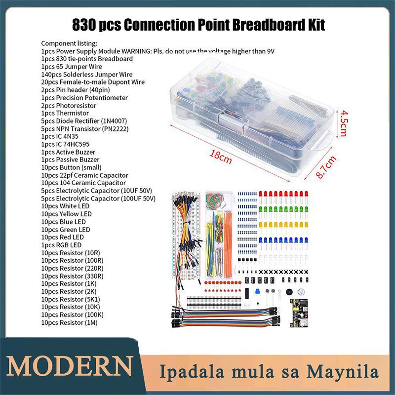 830 Hole Breadboard Suitable For Uno R3 Element Package Starter Kit Compatible With Arduino