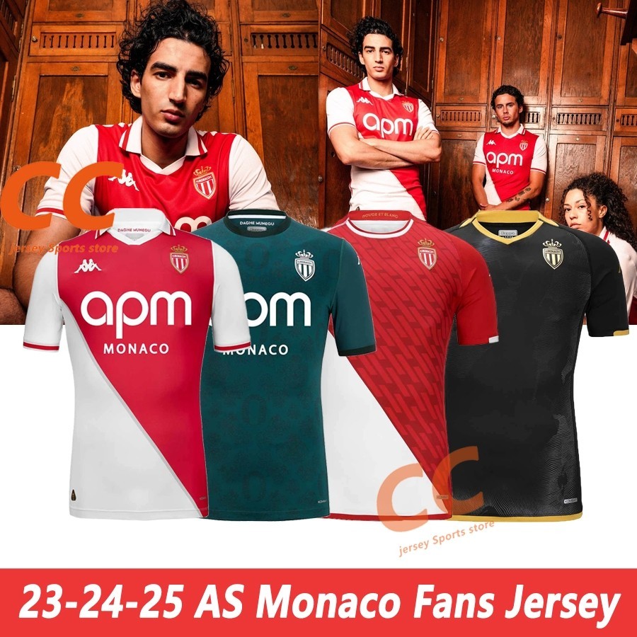 AS Monaco Soccer Football Jersey Sports shirt Jerseys 2023-24-25 Top ...