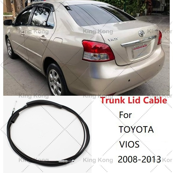 Car tailgate cable trunk lid release cable for Toyota Vios 2008 2009 ...