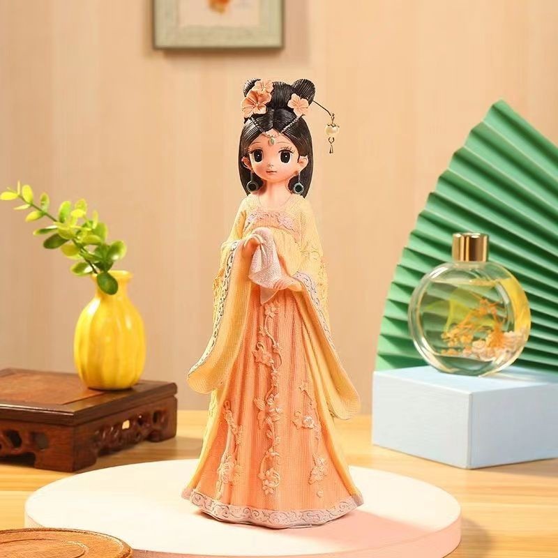 Children diy Toys Plaster Doll Coloring 3D Style Antique Beauty Plaster ...