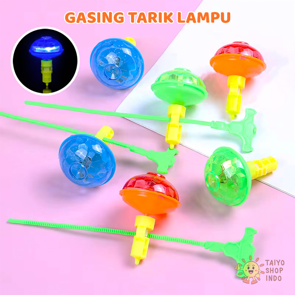 TAIYO Top Pull LED & NO LED Gangsing Rotates Lights Up & Not Plastic ...