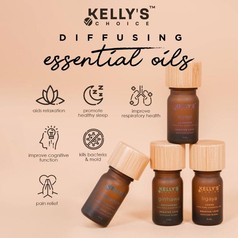 Kelly's Choice Breathe Love: Diffuser Blends (Ivz Essentials) | Shopee ...