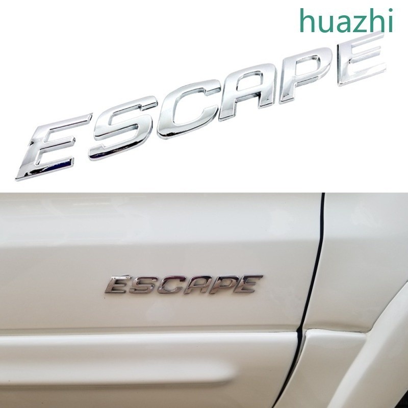 Chrome ESCAPE Logo Auto Trunk Lid Emblem Badge Sticker Decal ...