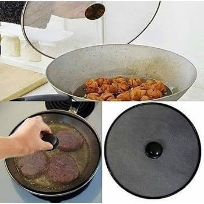 Kitchen grease Oil Splatter Screen Cover Grease Splatter Screen Guard ...