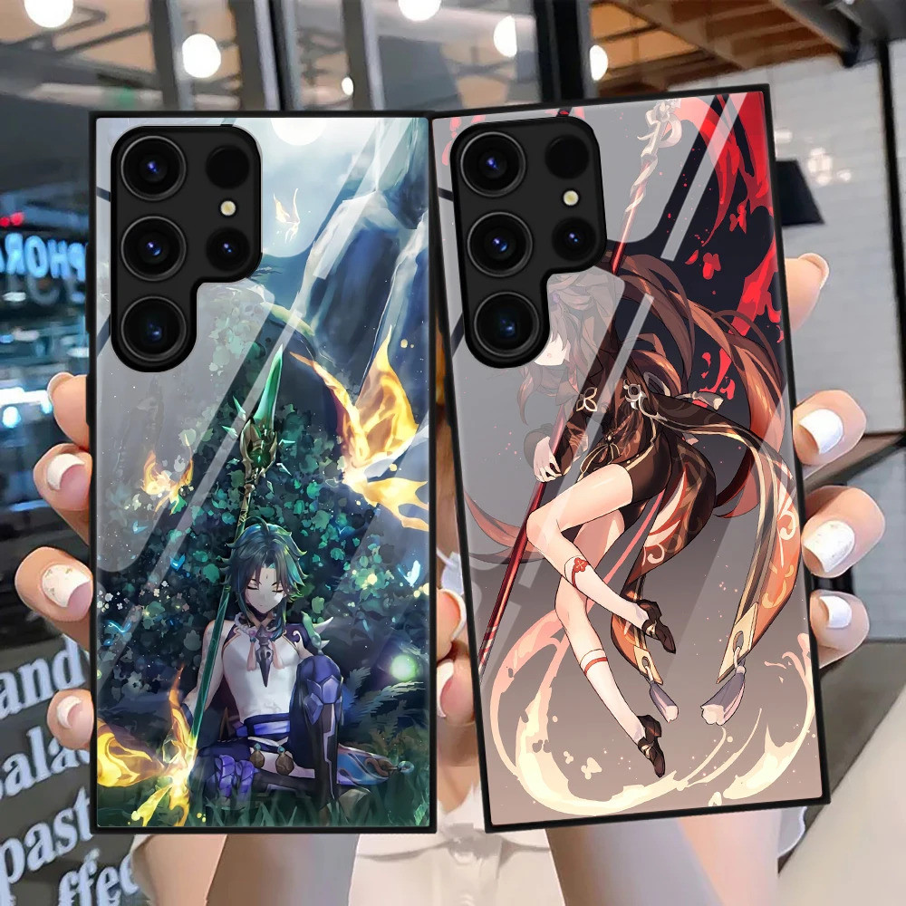Genshin Impact Hu Tao Phone Case for Samsung Galaxy S24 Ultra A11 A14 ...