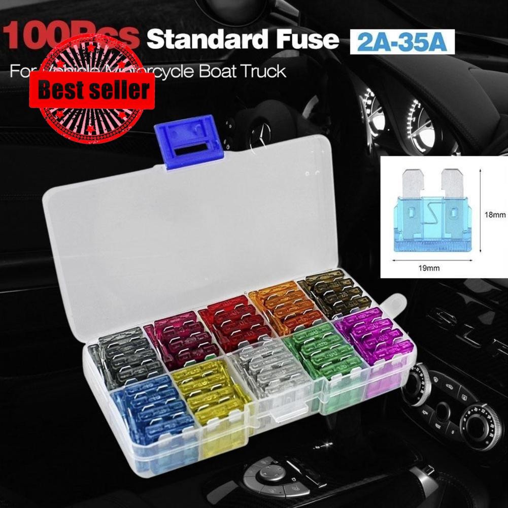 Standard Fuse For Vehice Motorcycle Boat Truck 2a-35a Car Insurance ...