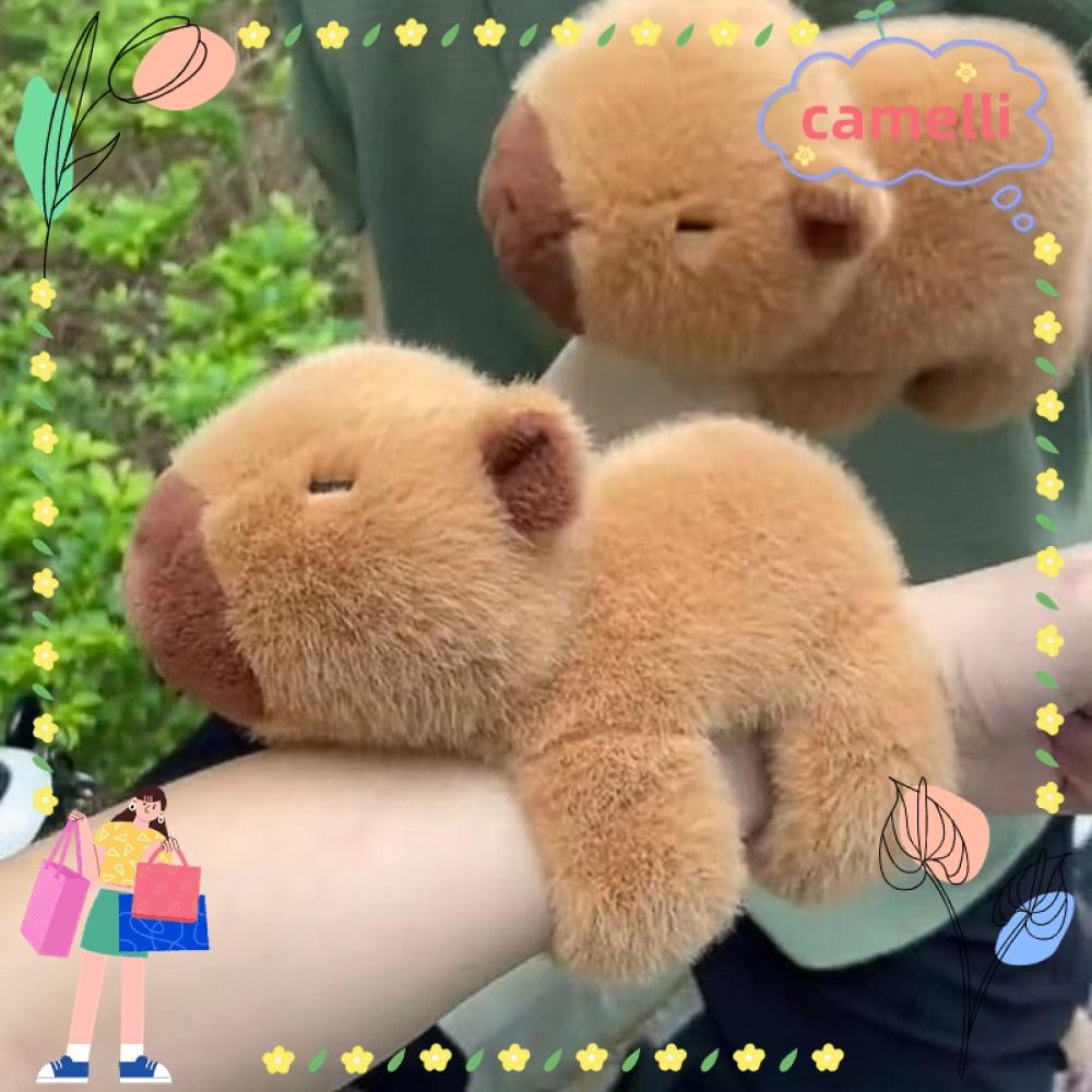 CAMELLI Capybara Slap Wristband, Plush Stuffed Dolls Capybara Slap ...