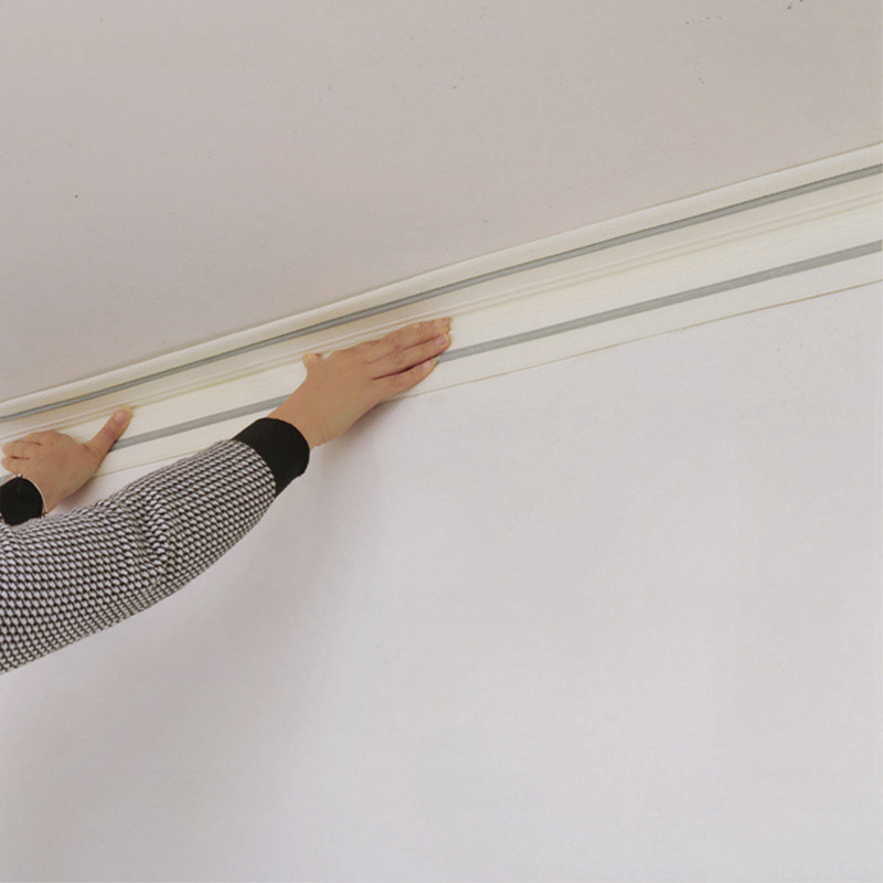 USK 230*14cm Self-adhesive Wall Skirting Strip Sticker Edge Banding ...