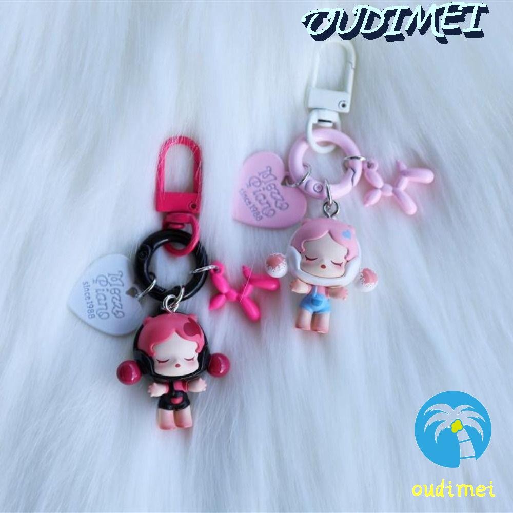 OUDIMEI Labubu Doll Keychain, Crouching Sitting Wendy ZZoTon POP MART ...