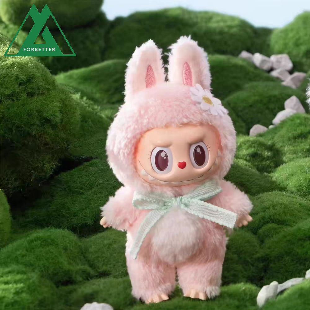 FORBETTER Labubu Doll Figurine, Cartoon Stuffed Toys Mokoko Plush Dolls ...