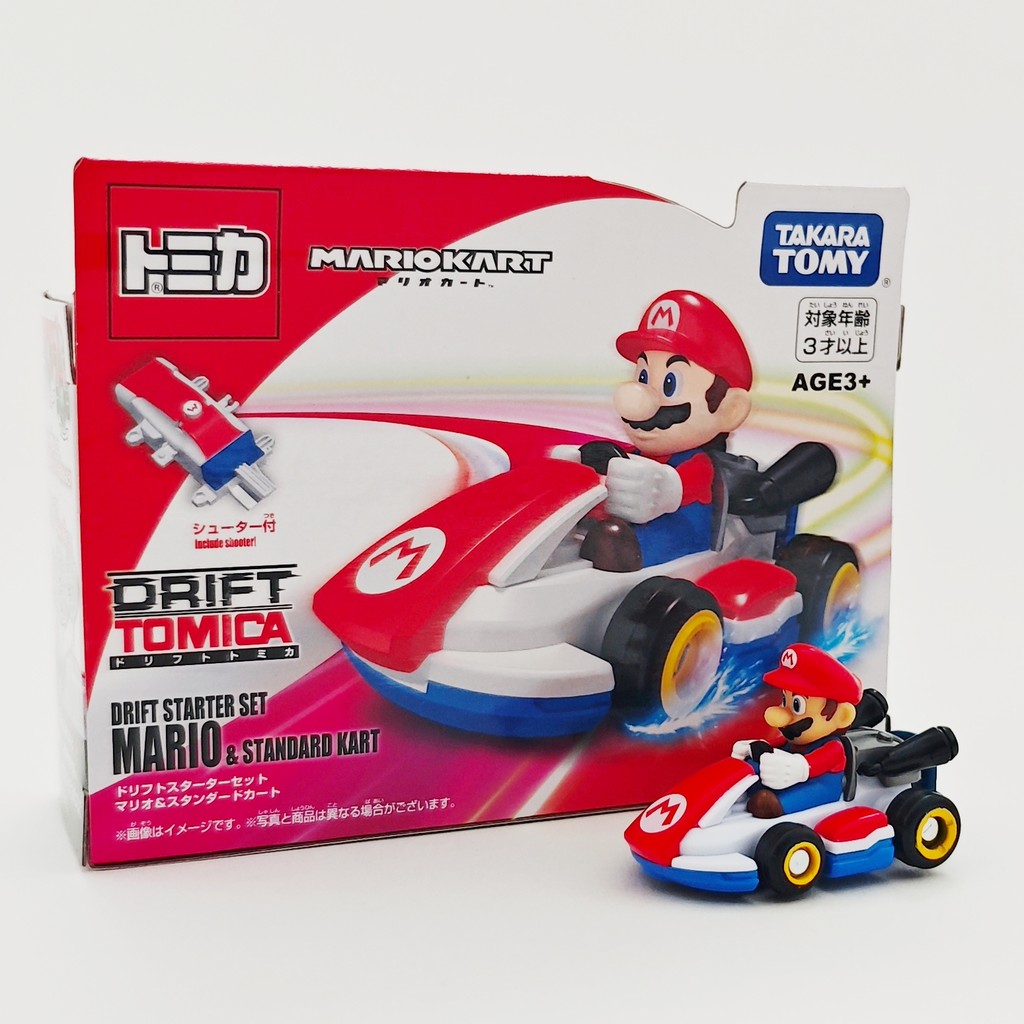 Tomy TOMY March New Product Mario Brothers Luigi Yoshi Catapult Car Set ...