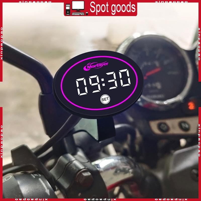 XI LED Digital Voltmeter Motorcycles Voltmeter Digital Display Voltage ...