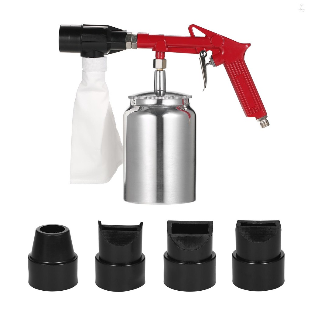 FLP Sand Blaster Kit Abrasive Sand Blasting Shot Sandblaster with Nozzle Rust Remove Abrasive ...