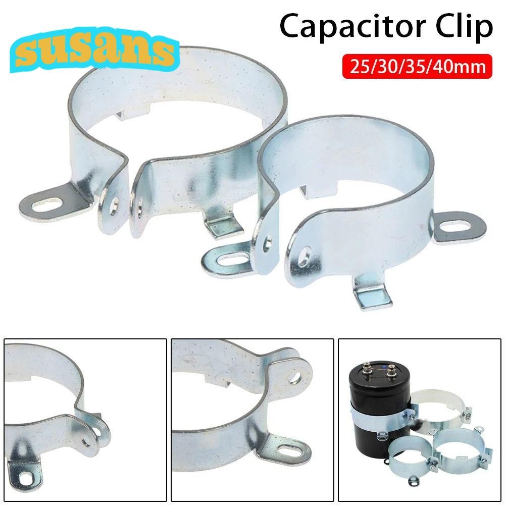 SUSANS 1Pcs Capacitor Clip, Fastening Clamping Ring Tin Plated Mounting ...