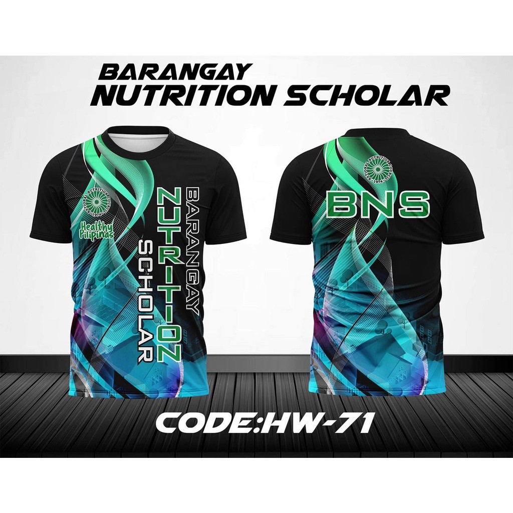 BARANGAY NUTRITION SCHOLAR T-SHIRT for Men and Women BRGY. PREMIUM TSHIRT (BHW&BNS) 3d Print New ...