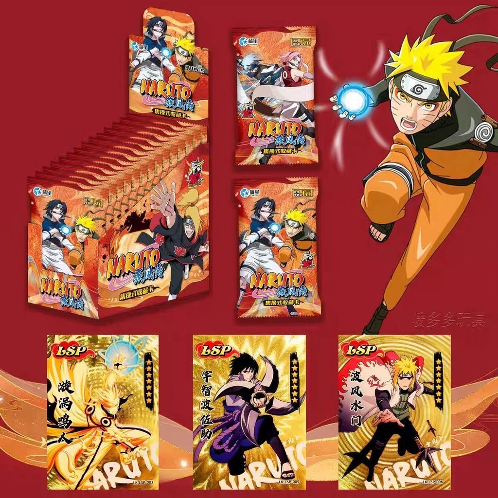 Influencer Naruto Card Trading Collection Card Shippuden Uzumaki Naruto ...