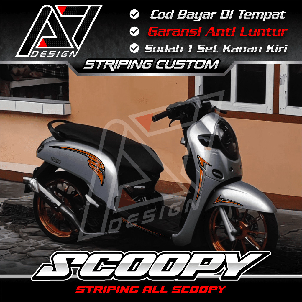 MERAH All Scoopy Striping - List of Scoopy Stripings Simple Design ...