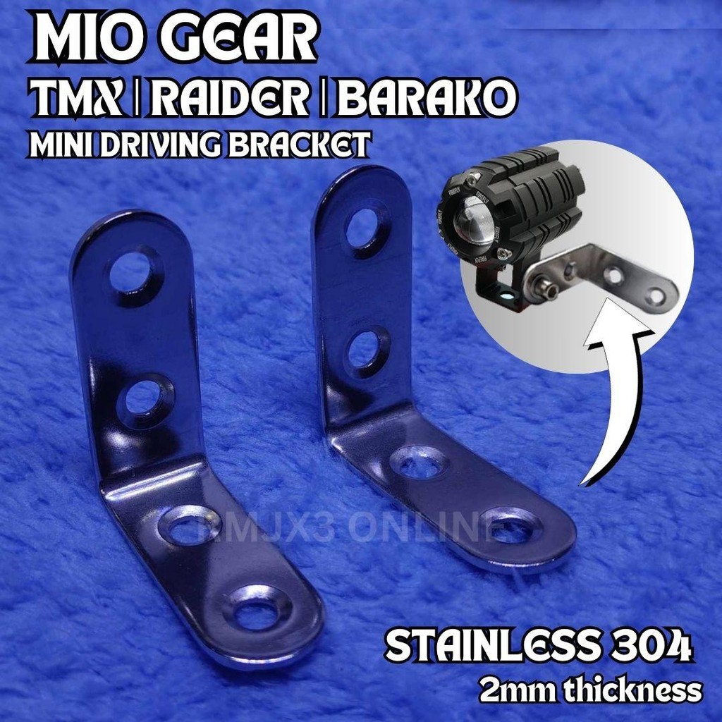 Stainless Mini Driving Bracket For Mio Gear |Tmx |Barako |Raider ...
