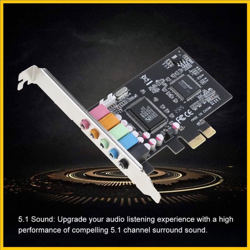 Ace Pcie Sound Card Adapter 5 1 Internal Sound Card For Windows 7 For W 3d Stereo Card Cmi8738
