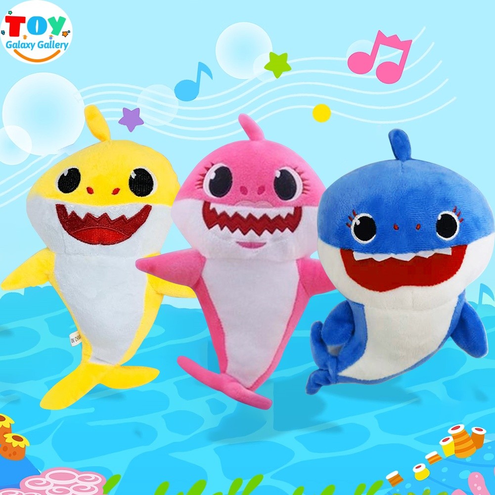 8inch Shark Stuffed Toy Baby Shark Plush Toys Doll Cute Little Shark ...