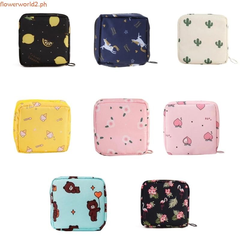 flowerworld2 Nylon Sanitary Napkin Storage Bags Period Bag Pad Bags ...
