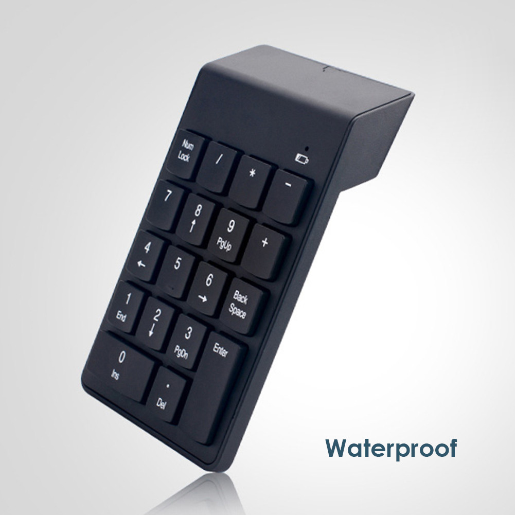 18 Keys 2.4GHz Wireless Numeric Keypad for Accounting Teller Laptop ...