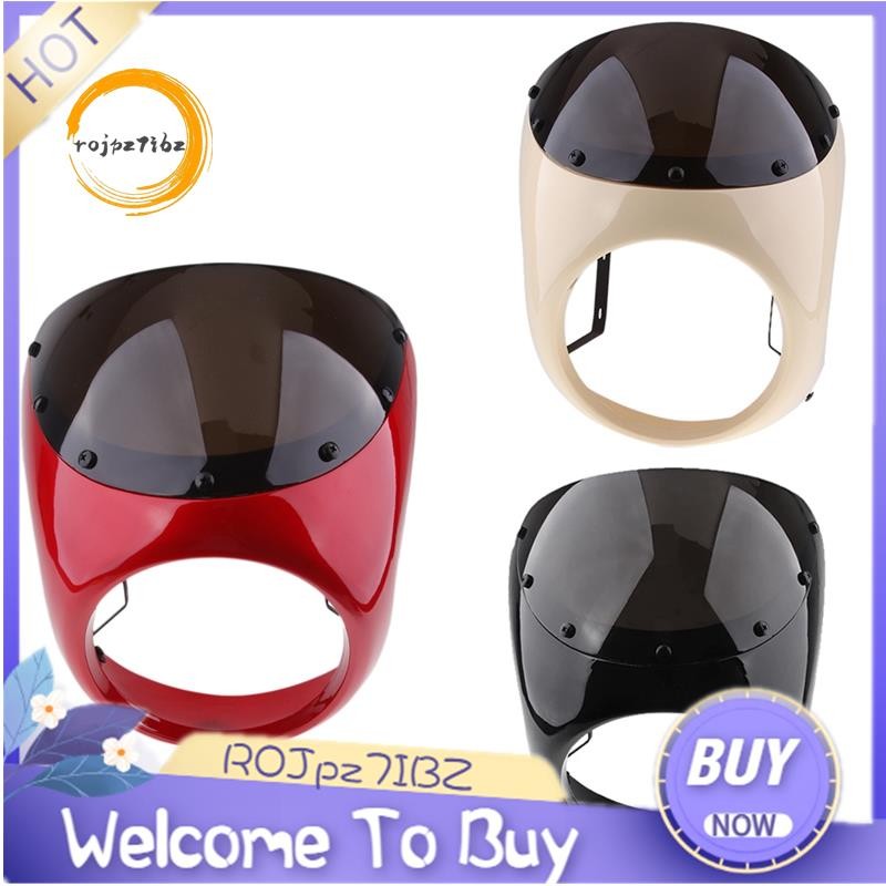 Motorcycle Front Headlight Fairing WindScreen Windshield Plastic ...