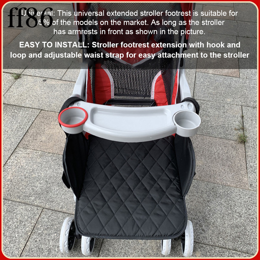 Baby Stroller Footrest Infant Cart Oxford Feet Cloth Extensions ...