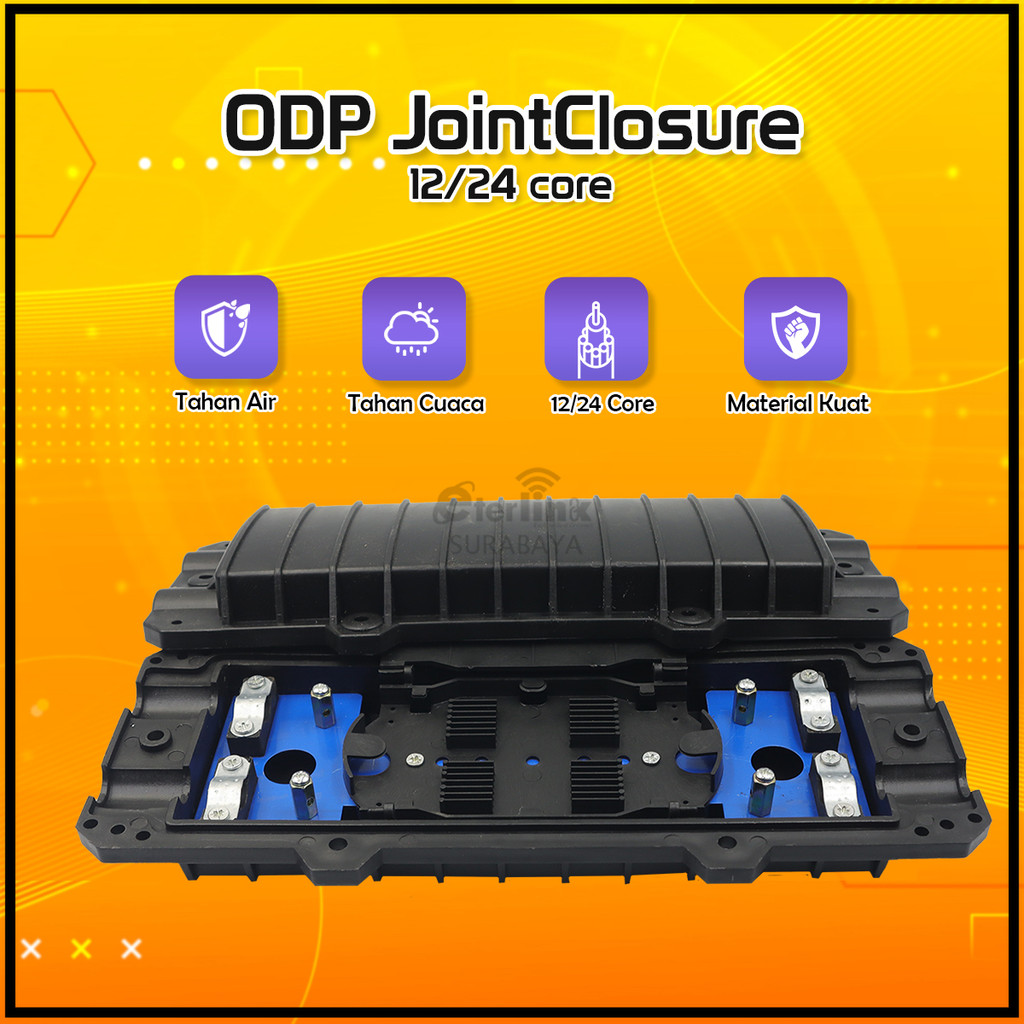 Fiber Optic Connection Box // Joint Closure 12-24 Core // Terminal Box ...
