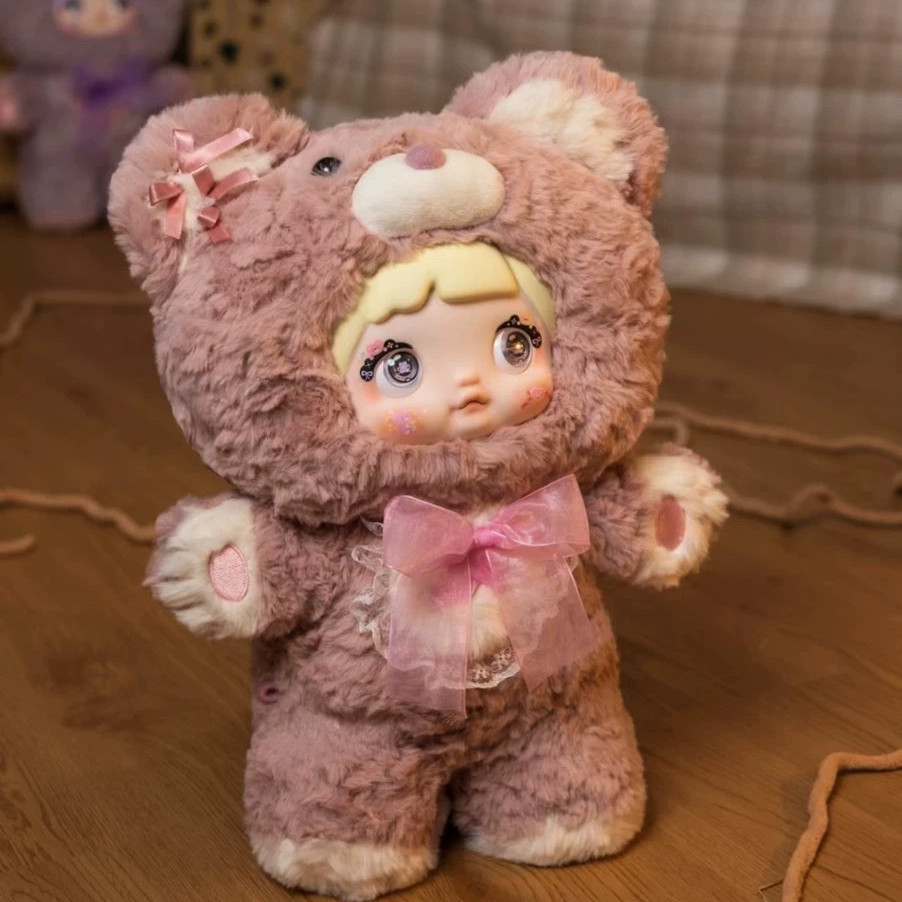 [Genuine] Nommi 400% Good Night Bear series plush Doll Blind Box Figure ...