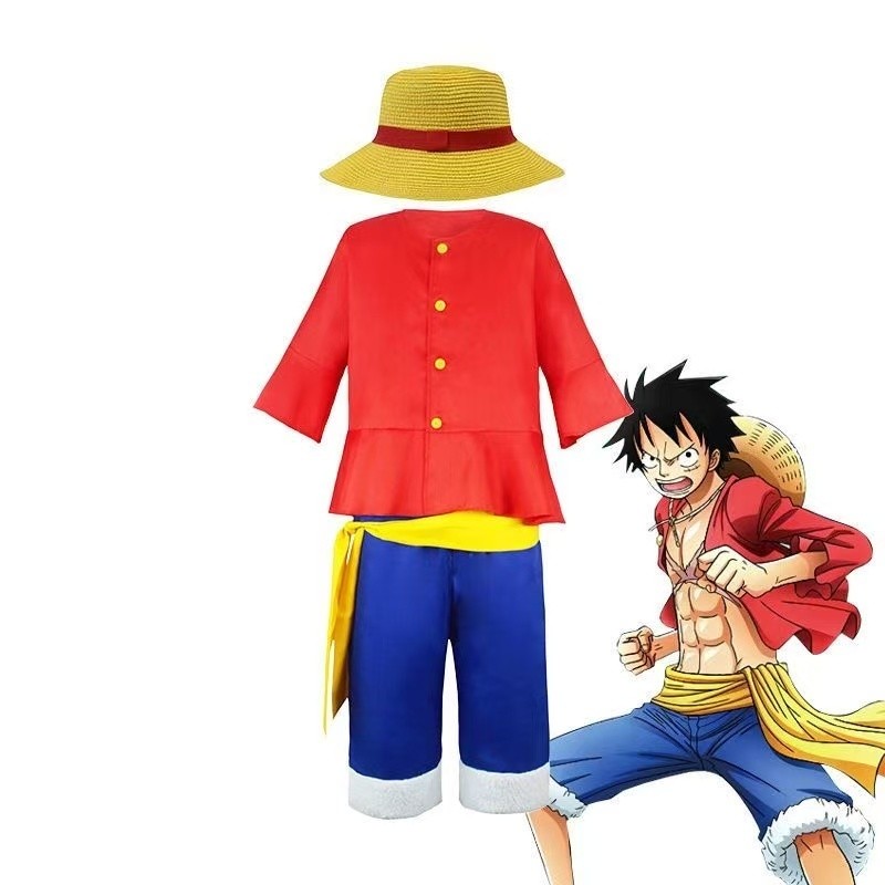 Luffy One Piece In two years cosplay Clothes Halloween One Piece cos ...