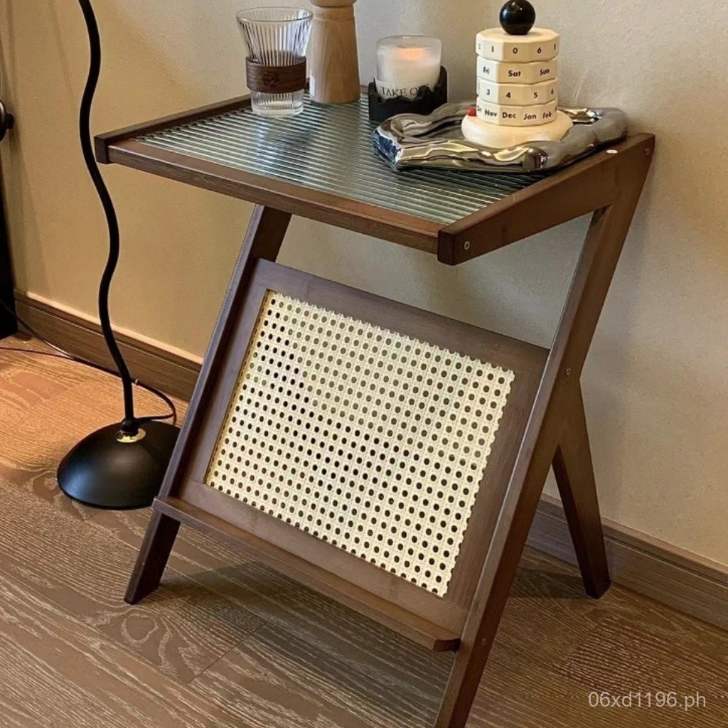 Side Table Cabinet Small Apartment Mini Bedside Corner Table Tea Table ...