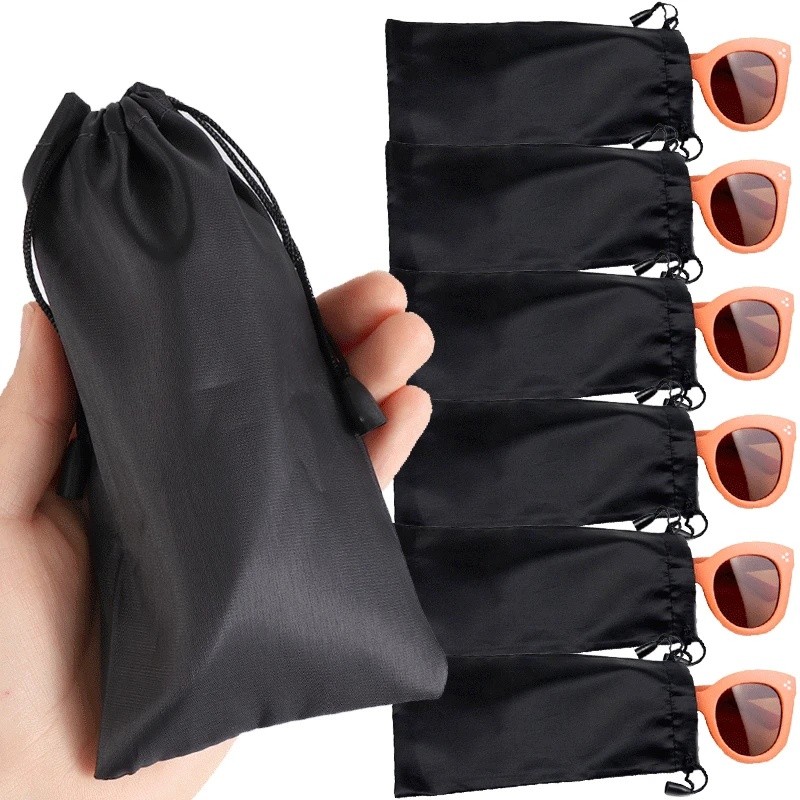 10pcs Waterproof Glasses Bags - Dustproof Drawstring Pouch for ...