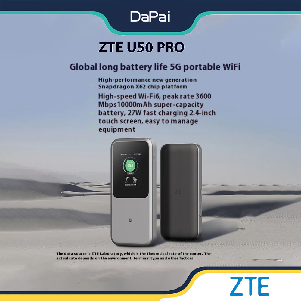 ZTE MU5120 5G Pocket Wifi Openline 10000mah with Lan Adaptor Power bank ...
