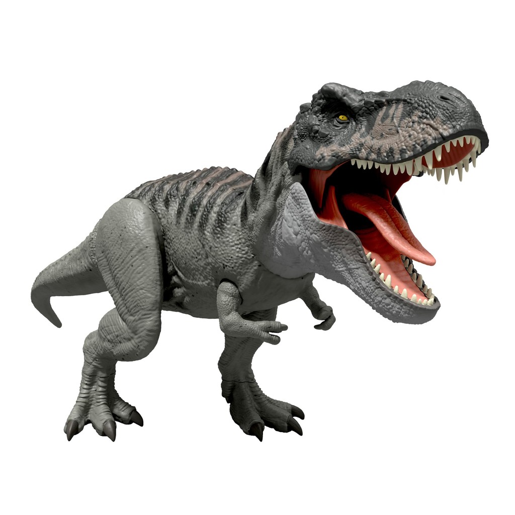 Mattel Jurassic World Super Action! Light-up Roaring T-Rex Kids Figure ...