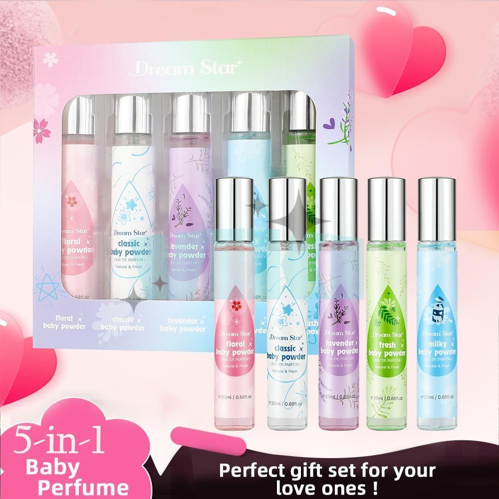 DREAM STAR FDA APPROVED 5IN1 BABY PERFUME SET BABY SCENT COLLECTION ...