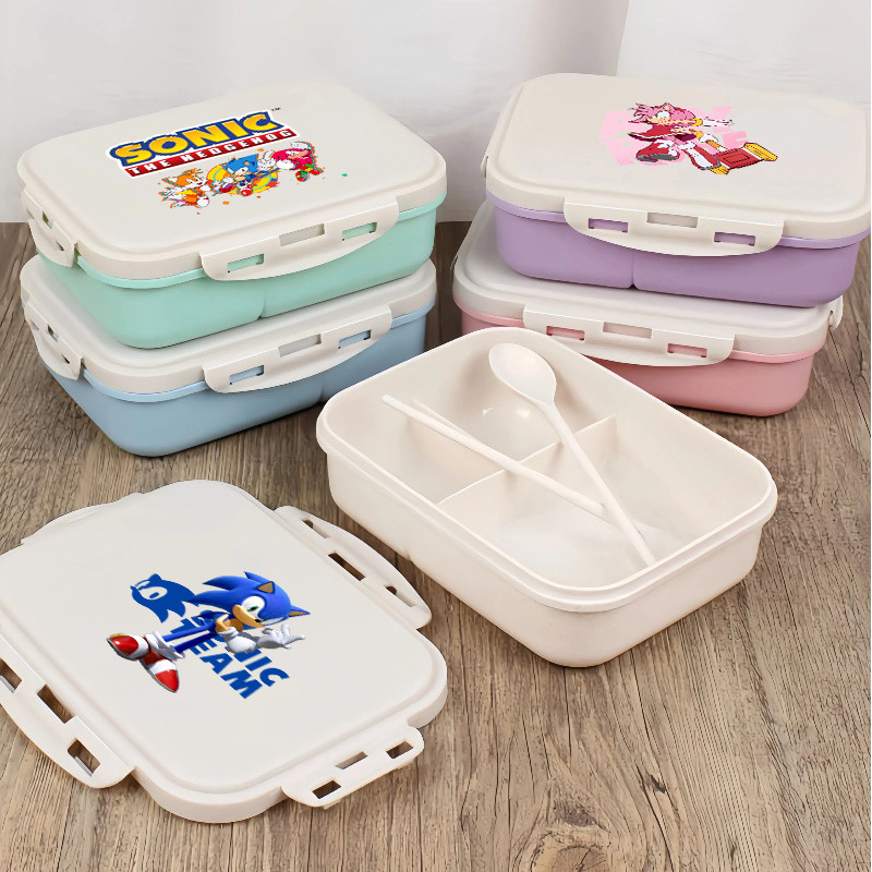 Sonic lunch box SHADOW cartoon household fresh-keeping box insulated ...