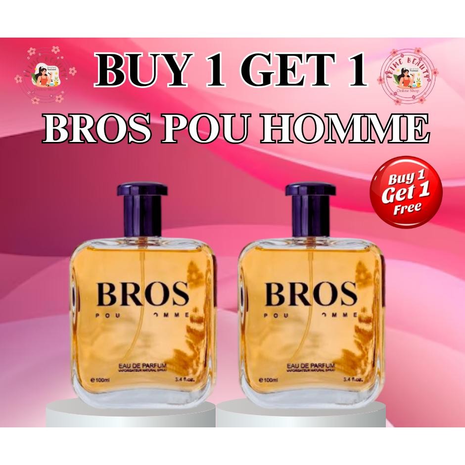 (BUY 1 GET 1)BROS MEN'S LUXURY PERFUME LONG LASTING LIGHT FRAGRANCE ...