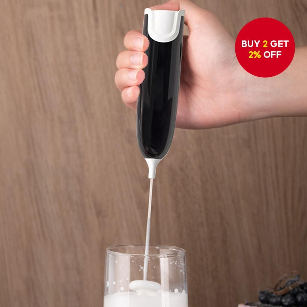 1pc Electric Milk Frother Kitchen Drink Foamer Whisk Mixer Stirrer ...