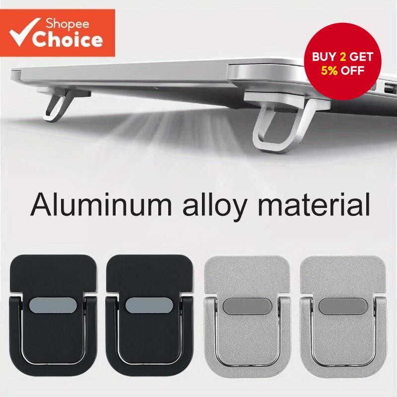 Laptop Stand for Computer Keyboard Riser Aluminum Mini Portable Laptop ...