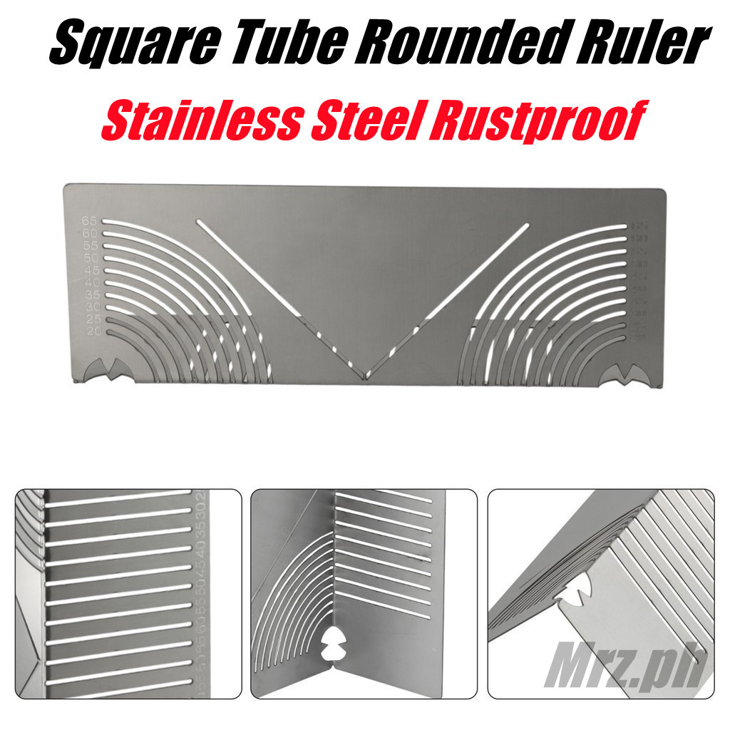 Multifunctional Metal Ruler For Square Tube Rounded Corners Precision ...