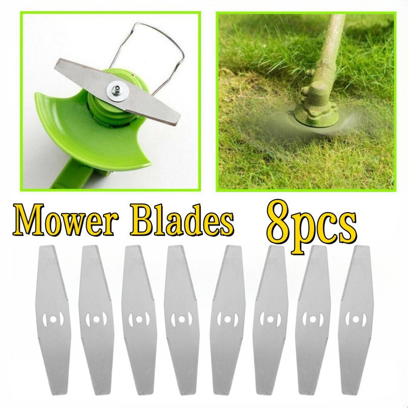 8PCS Grass Cutter Blade Steel Grass Trimmer Blades 150mm for Mower Saw ...