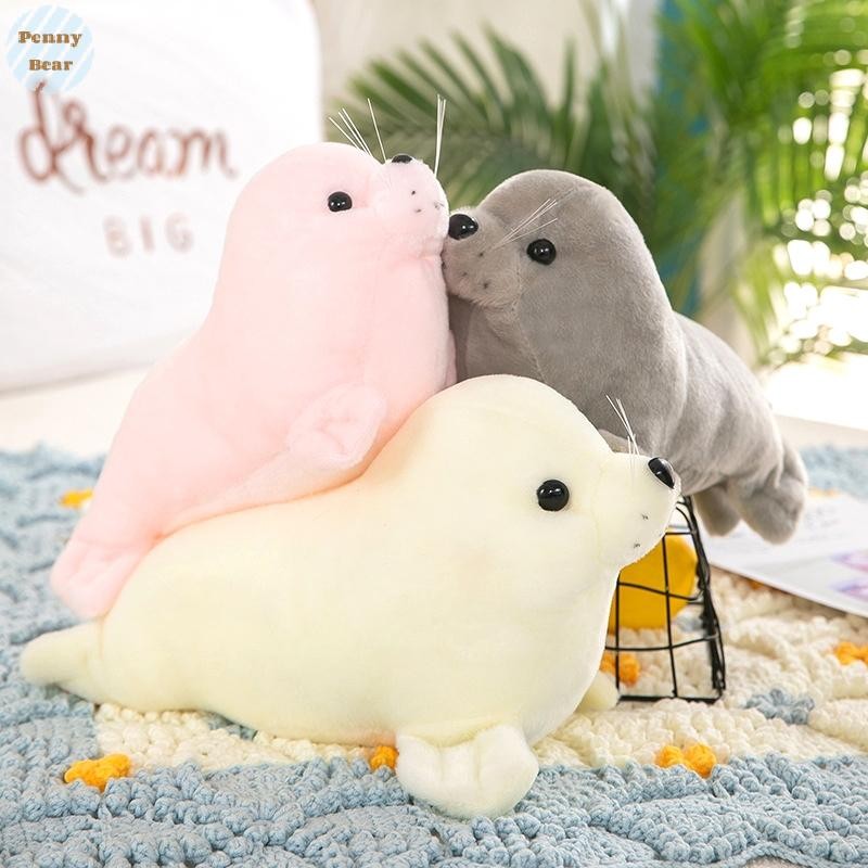 [Penny Bear] 23cm Soft Seal Plush Toys Cute Sea World Animal Stuffed ...