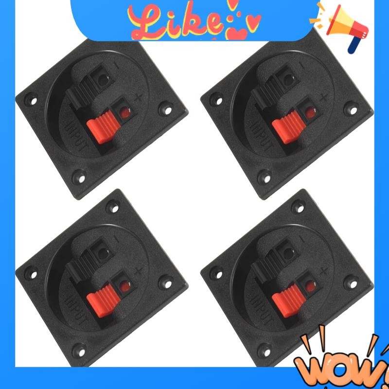[Promote M]4PCS Speaker Box Terminal Cup, Spring Square Subwoofer Box ...