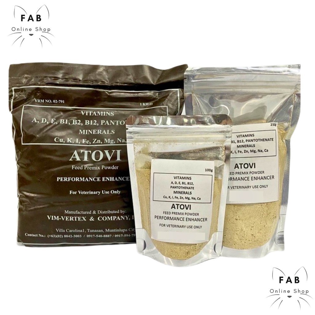 (50g, 100g, 250g) Atovi Nanotechnology Feed Premix Powder | Shopee ...