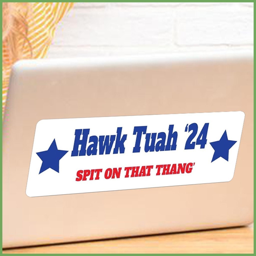 5 PCS Hawk Tuah Spit On That Thang Car Decal Funny Automotive Cars ...